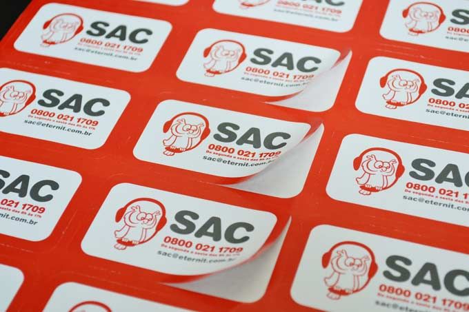 Adesivo Impresso c/ Recorte Eletrônico - m²